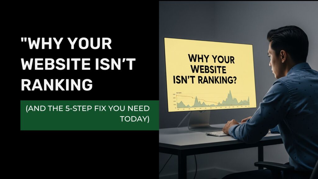 Why Your Website Isn’t Ranking: Fix It Today